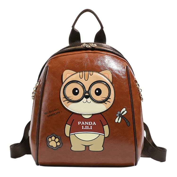 Сумка BeiBaoBao, фактура стеганая, коричневый
