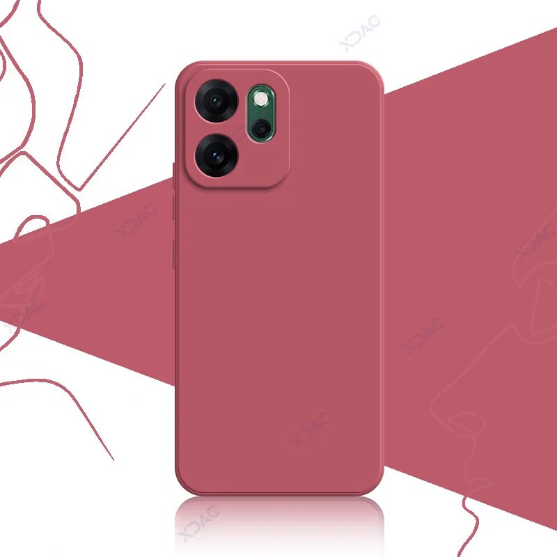 Розовый чехол OPPO Reno14 F 5G, Camellia