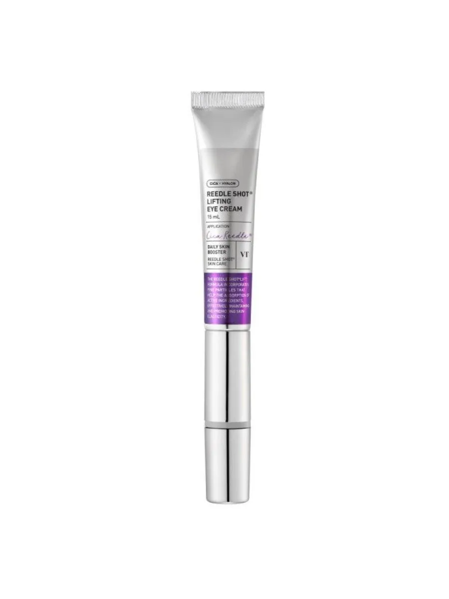 Крем VT Cosmetics Reedle Shot Lifting Eye Cream, Массажный лифтинг-крем для век с микроиглами и коллагеном, 15 мл