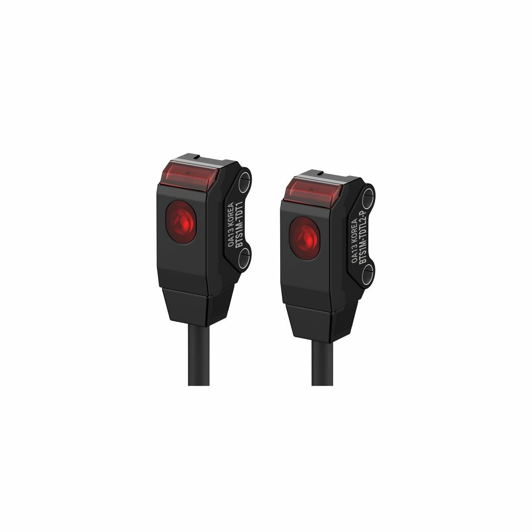 Фотоэлектрический датчик Autonics BTS1M-TDTL-P, кабель 2м, PNP, 12-24В, артикул (Юж. Корея) 28110100080121
