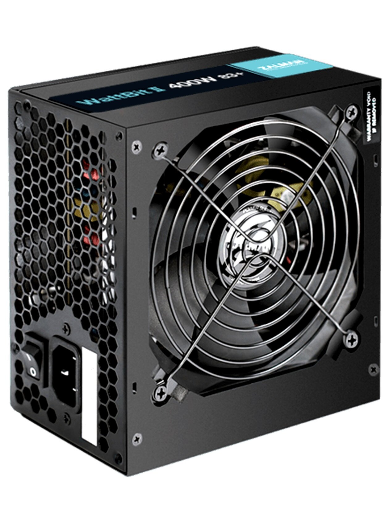 Блок питания Zalman ZM400-XEII, 400W, КПД 83%, без PFC, черный