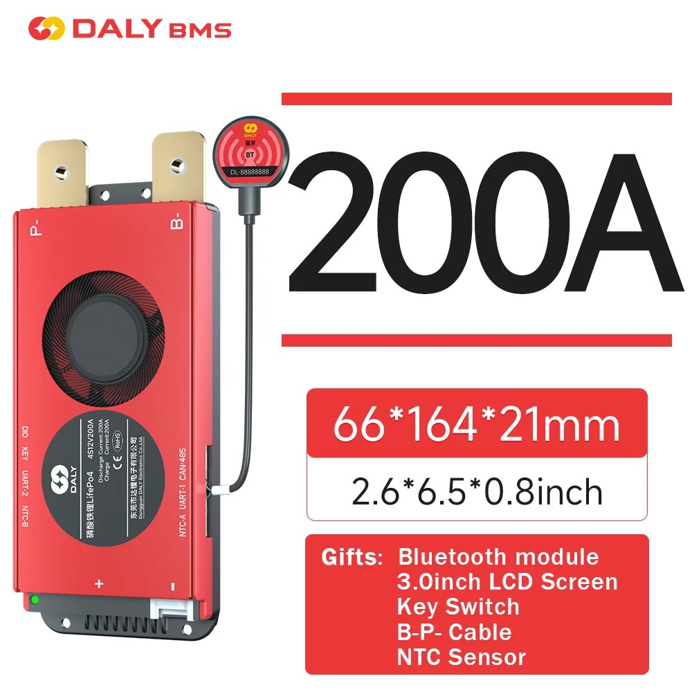 Daly Smart BMS для аккумуляторов