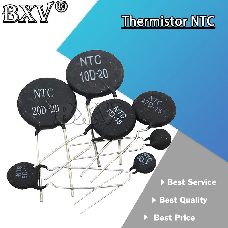 Терморезисторы NTC 10D-9, 100шт