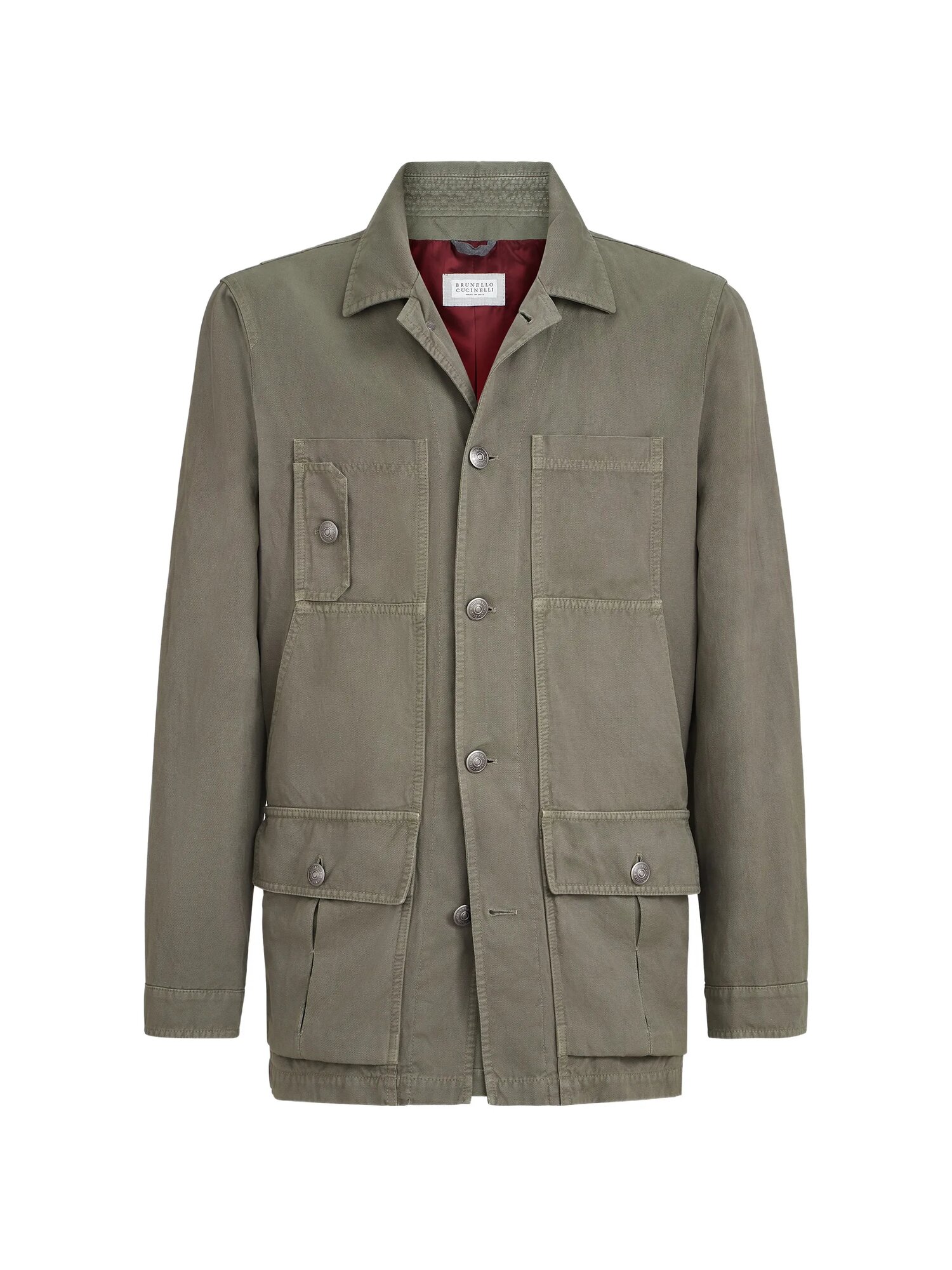 Куртка Cotton and linen canvas outerwear jacket