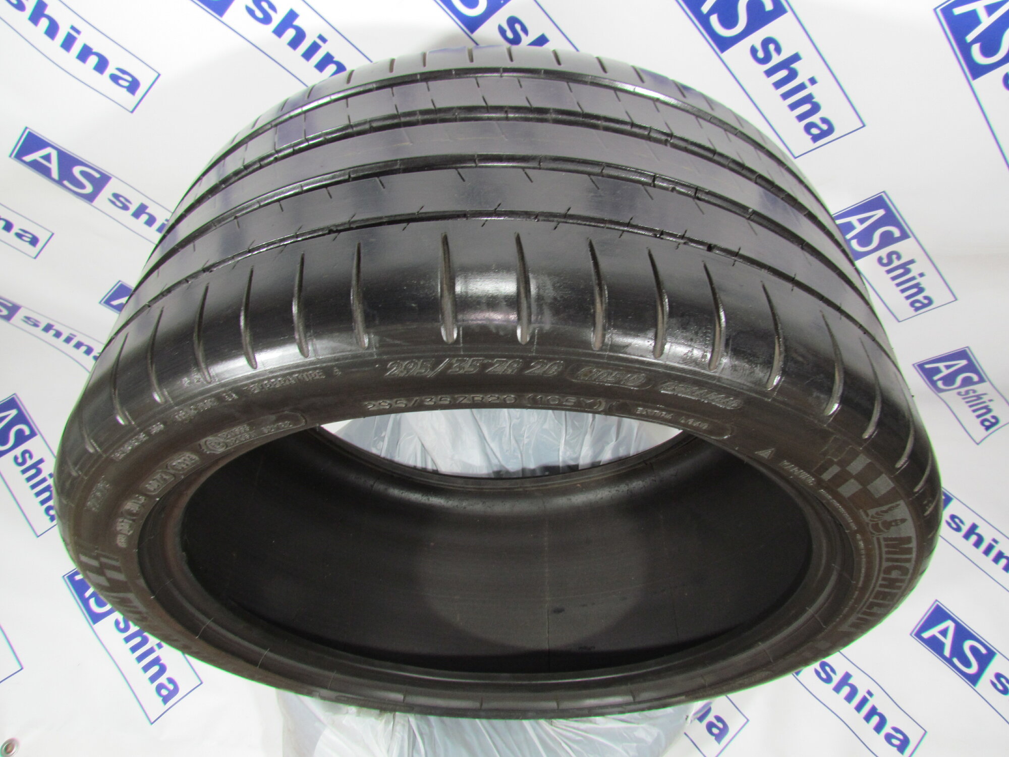 Комплект (2 шт) Michelin Pilot Super Sport 295 35 R20 летние БУ шины 5-10% износ , артикул 0016357