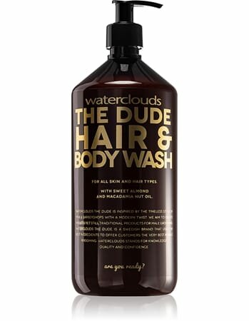 Средство для душа waterclouds the dude hair & body wash, 1000 мл