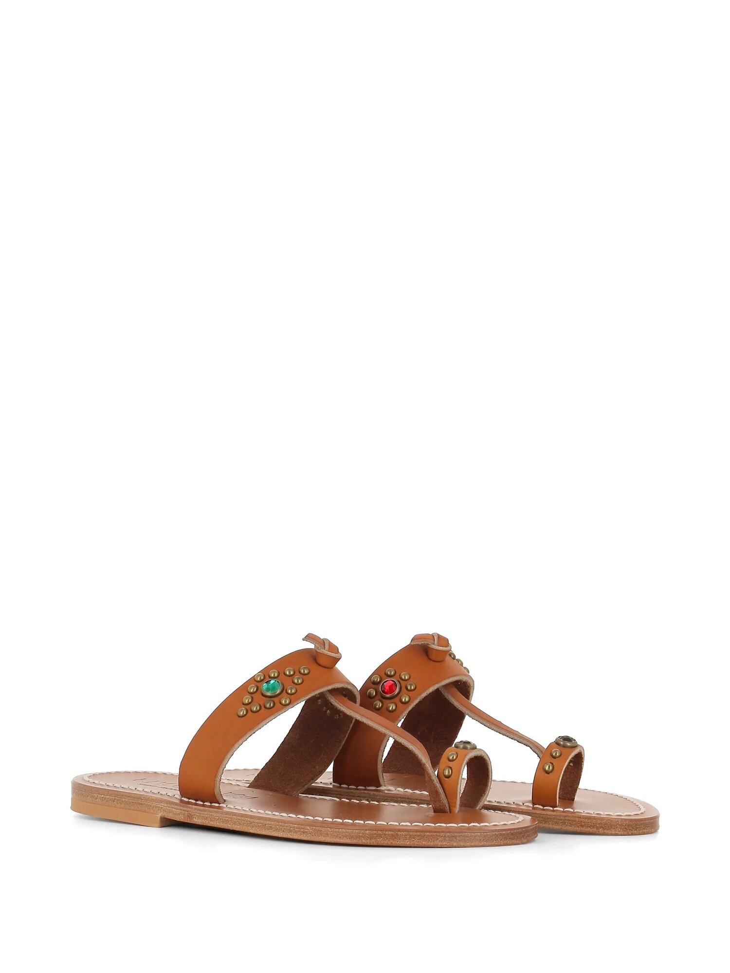 Босоножки K.Jacques St.Tropez Embellished toe-strap sandals, размер 39 — фото 1