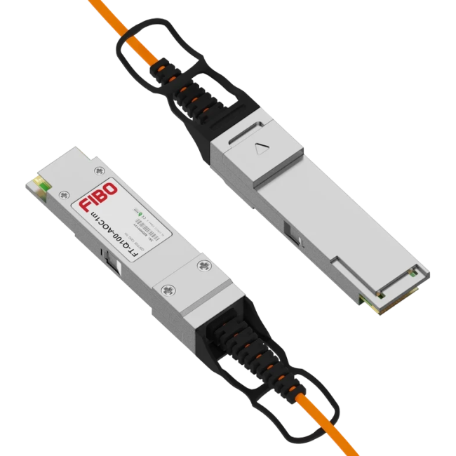 FT-Q100-AOC1m FIBO Кабель/ QSFP28 AOC модуль 100G, оптический кабель, 1 метр