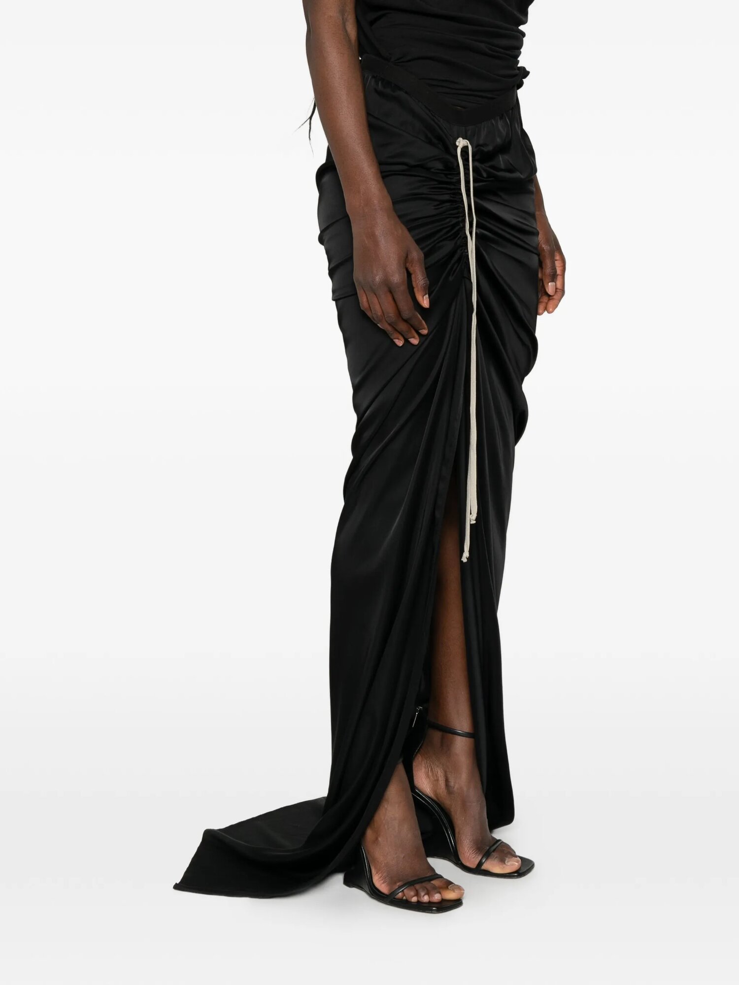 Юбка Rick Owens Draped asymmetric skirt, размер 40 — фото 1