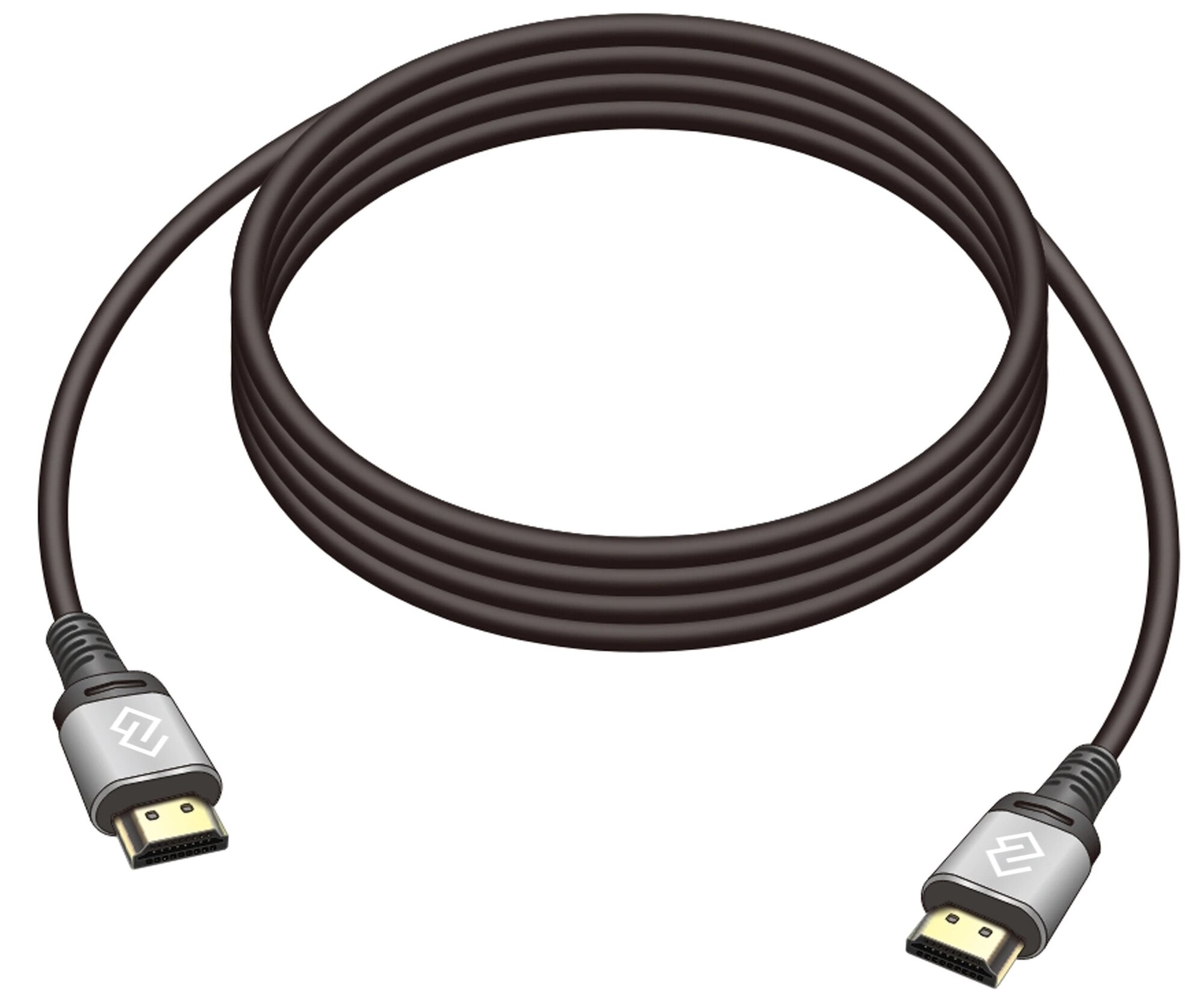 Кабель аудио-видео Digma D-HDMI-V2.0-3M HDMI (m)/HDMI (m) 3м. позолоч. конт. черный