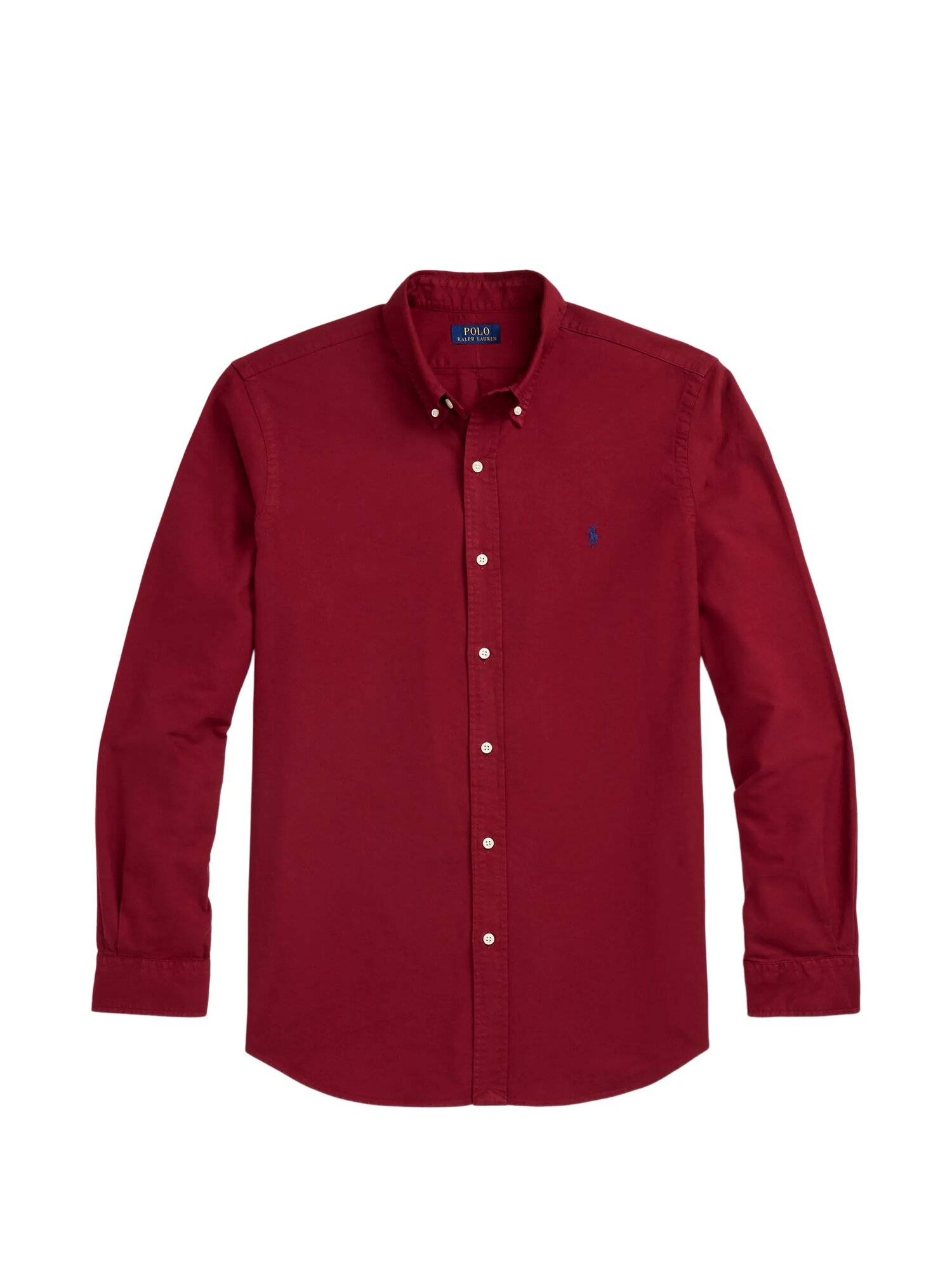 Рубашка Logo-embroidered button-down shirt