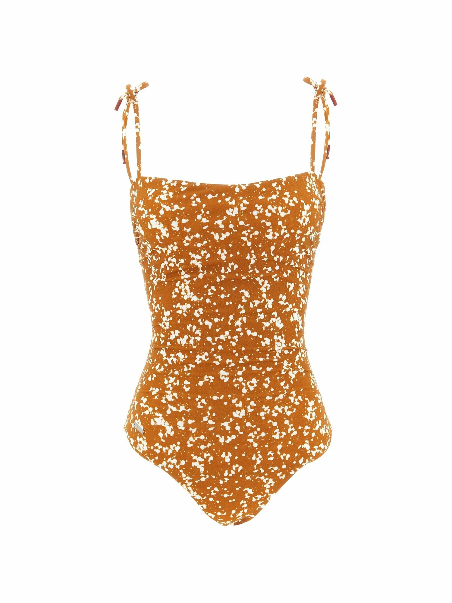Купальник Splatter-print tie-fastening swimsuit