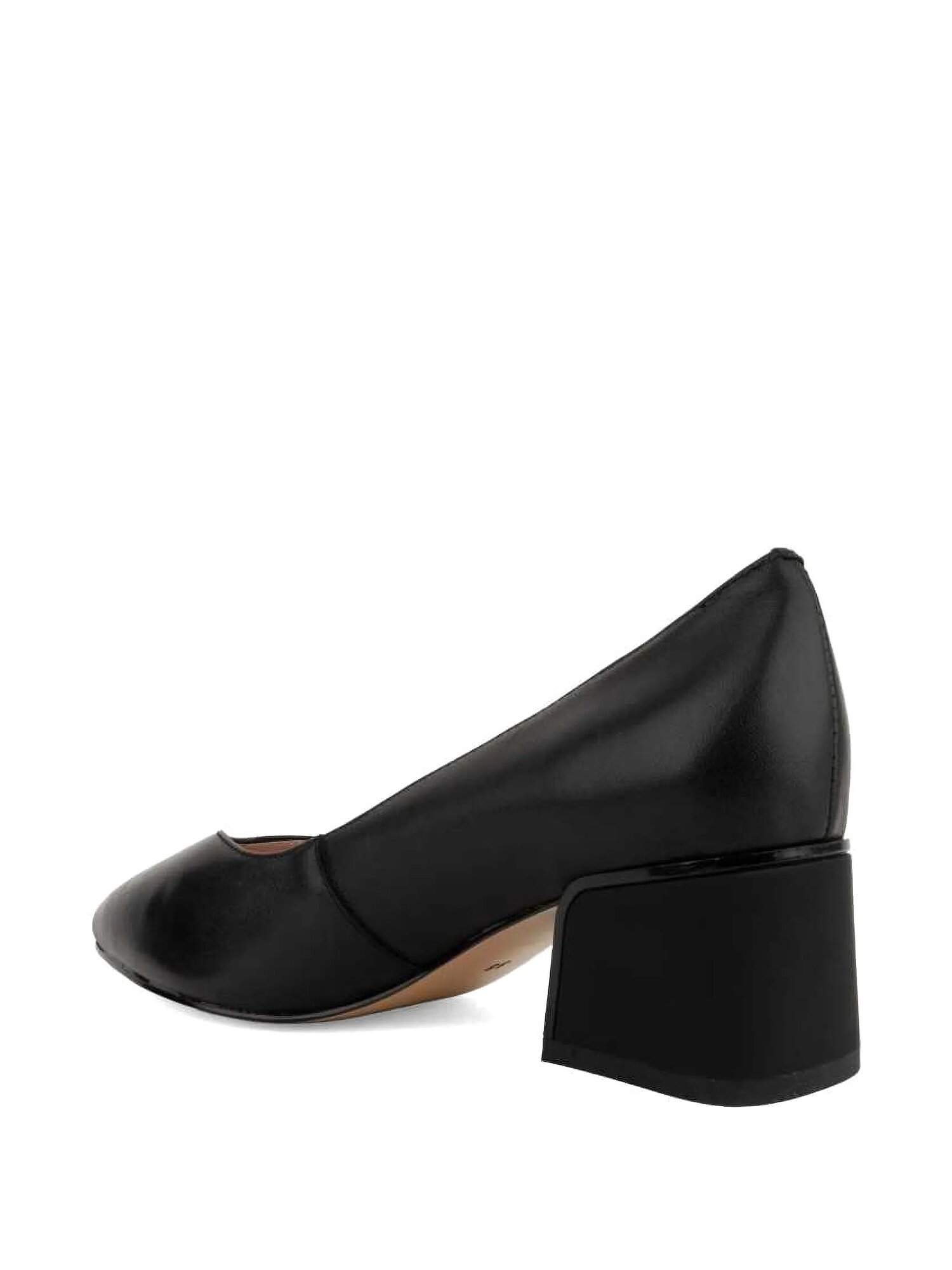 Туфли LINDA BAUMANN Pointed-toe block-heel pumps, размер 40, black/black — фото 1