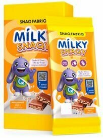 SNAQ FABRIQ Молочный шоколад MILKY SNAQY (55 г) с воздушным рисом