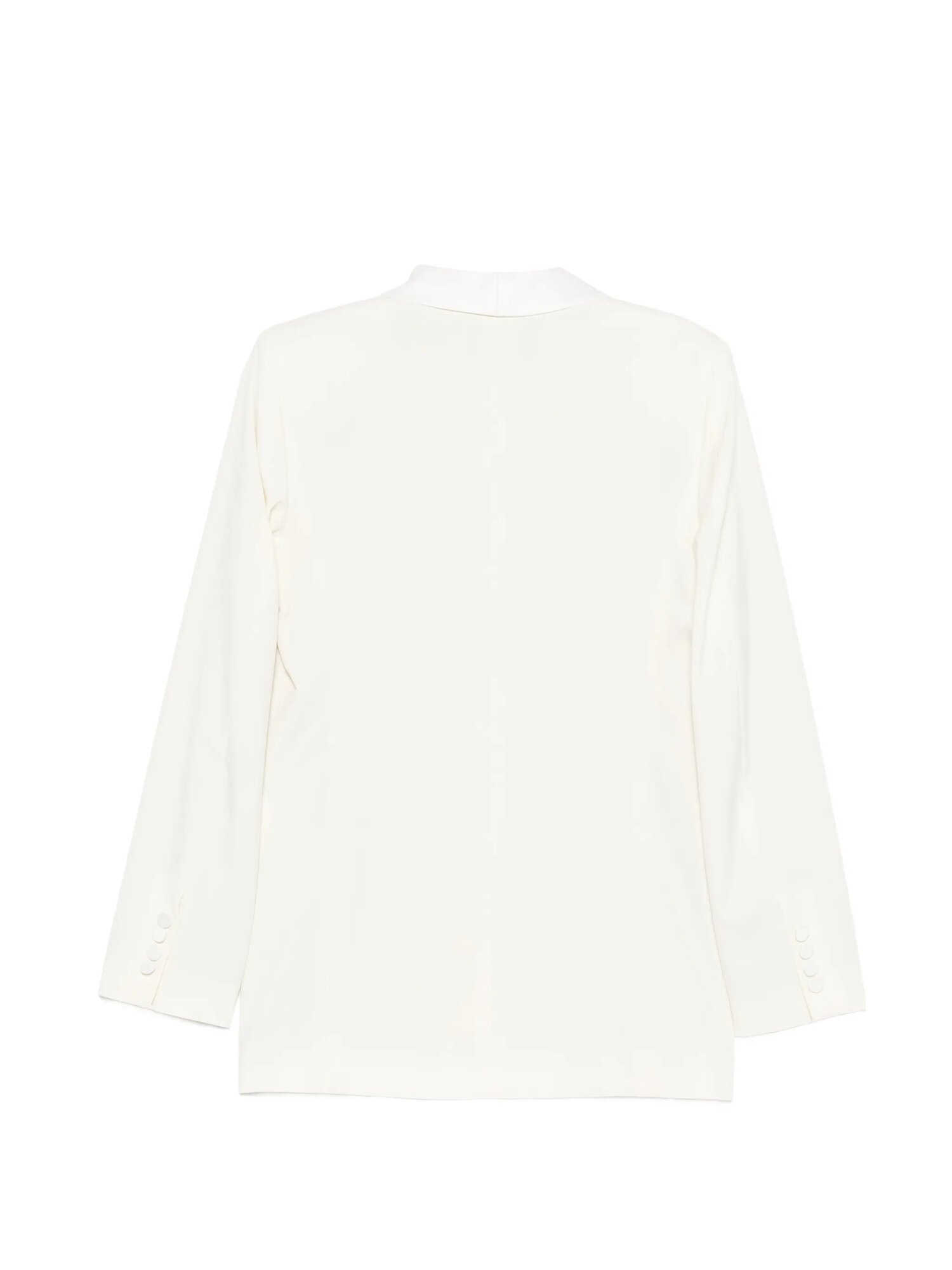Пиджак Manuel Ritz Satin-trim shawl-lapel jacket, размер 46, бежевый/белый — фото 1