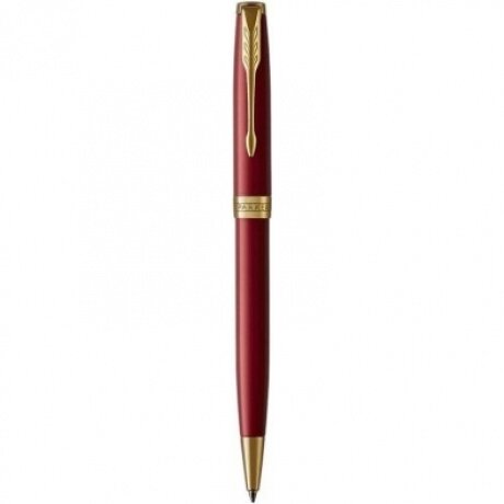 Ручка шариковая Parker Sonnet Core K539 (1931476) LaqRed GT M черные чернила подар. кор.