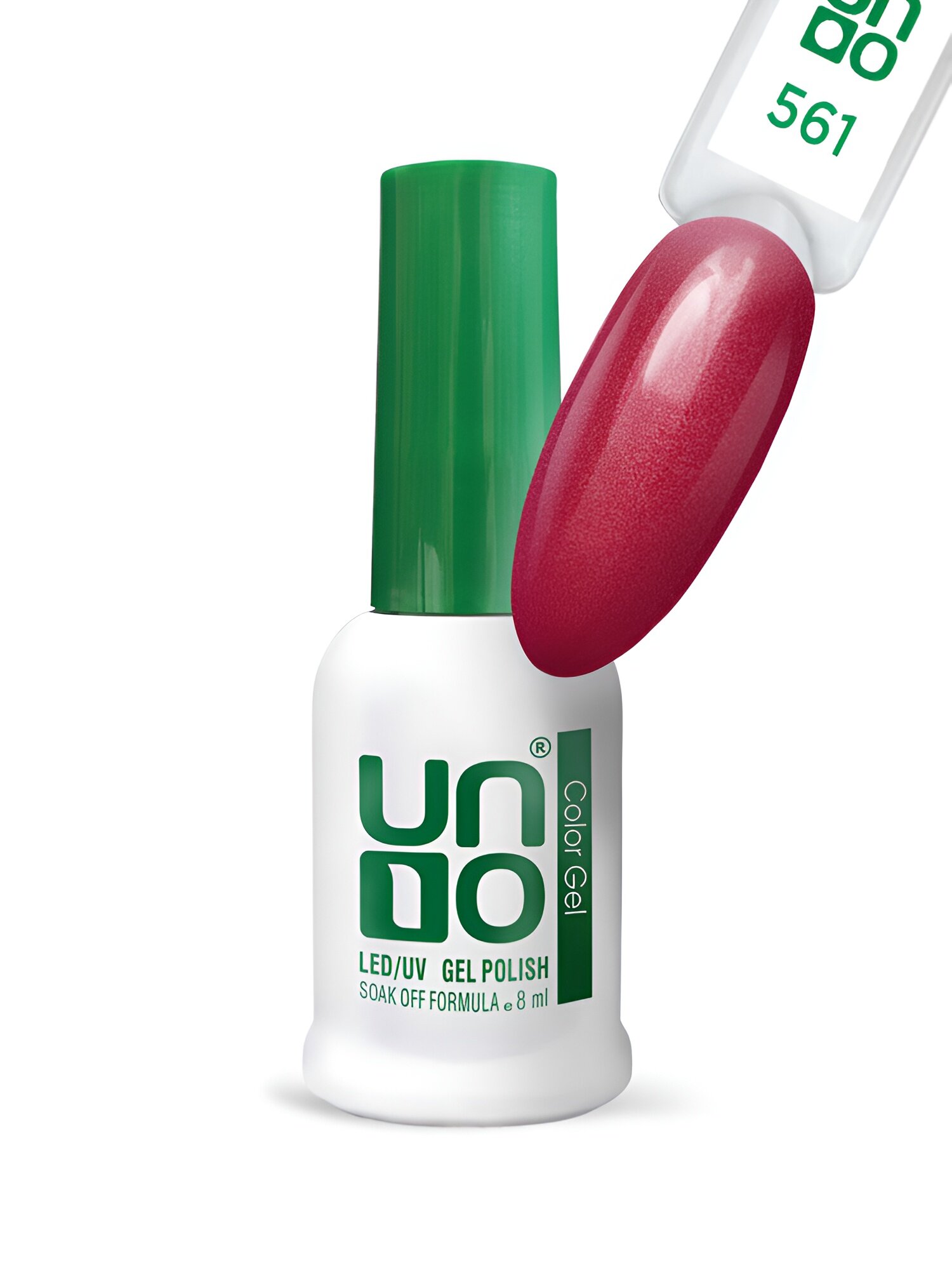 Гель-лак UNO - 561 Малина - Raspberry, темно-малиновый, 8 гр.