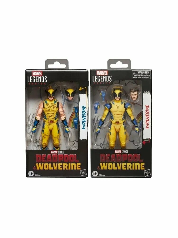 Фигурки Hasbro Marvel Legends Deadpool&Wolverine Series Action Figures-16cm; Марвел фигурки