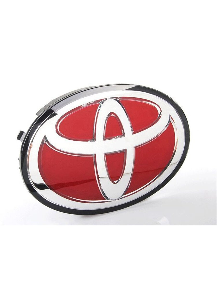 190x130mm Логотип передней решетки или заднего багажника Toyota, наклейка на центральную крышку рулевого колеса, переоборудование автомобиля в акриловые зеркала