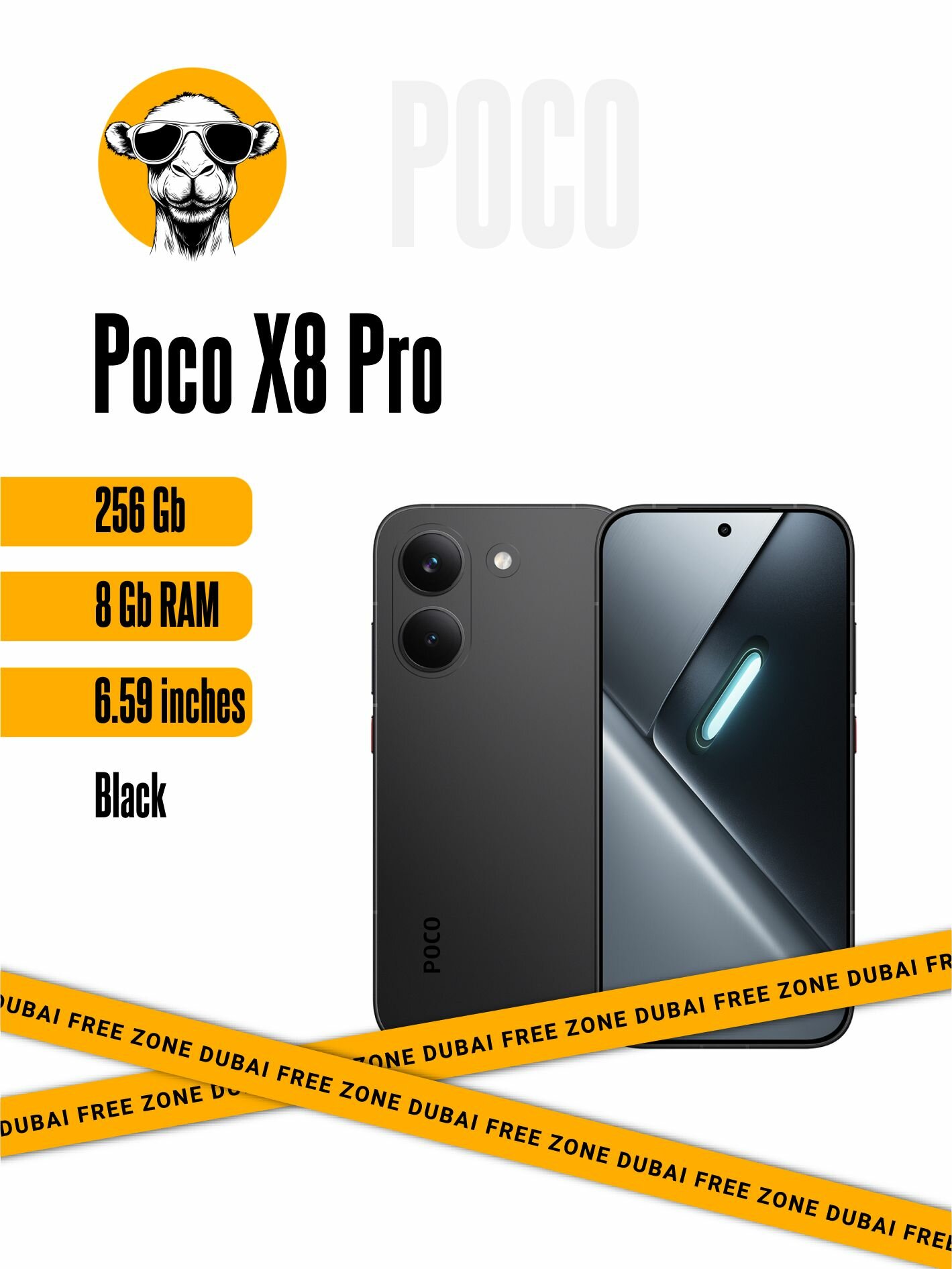 Смартфон Poco X8 Pro 8/256Gb Black