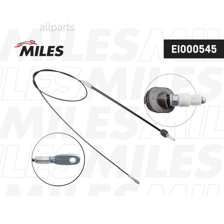 MILES EI000545 Трос ручного тормоза MB SPRINTER 06- 1468мм