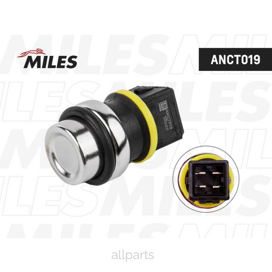 MILES ANCT019 Датчик темпер. охл. жидк. VAG желтый