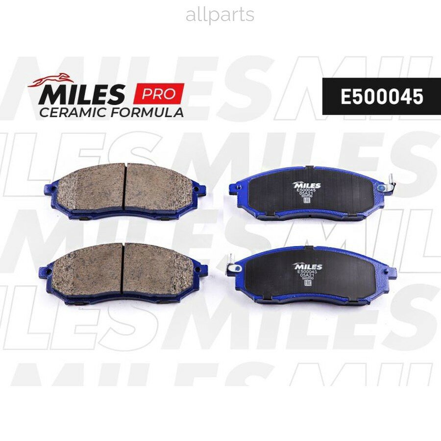 MILES E500045 Колодки тормозные NISSAN MURANO/PATHFINDER/QASHQAI/RENAULT KOLEOS передние Ceramic