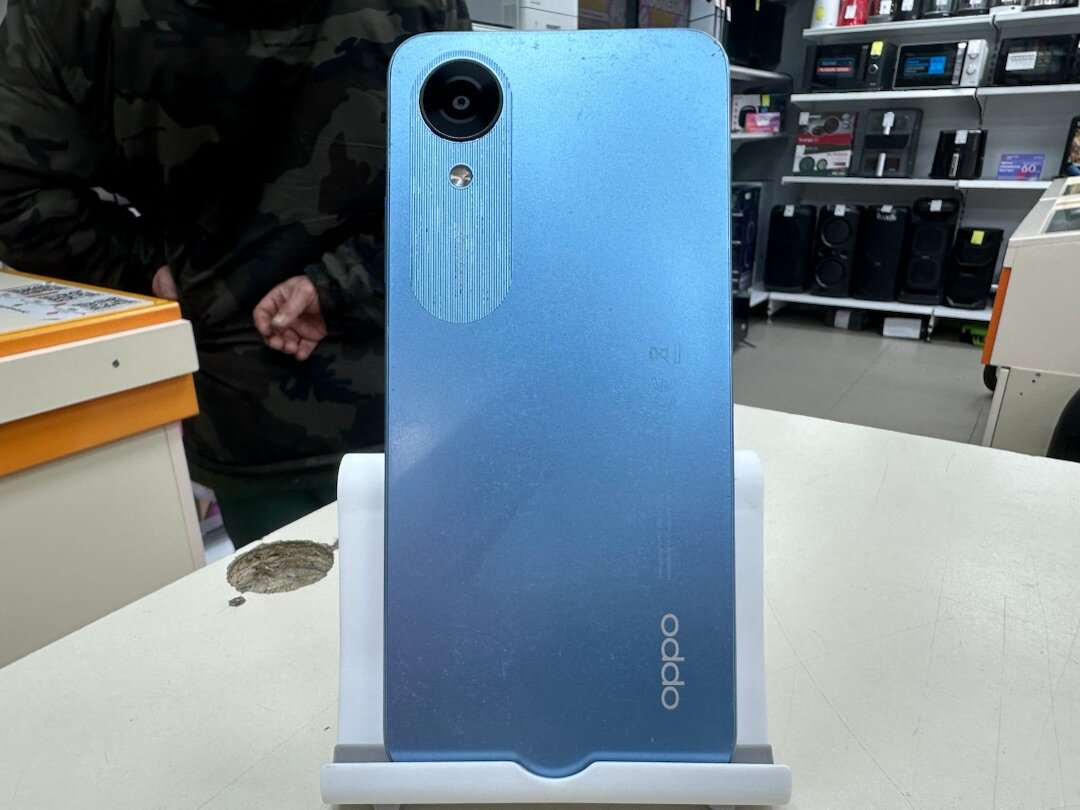 Смартфон OPPO A17k 3/64 ГБ Global для РФ, Dual nano SIM, blue, Б/У, Уценка
