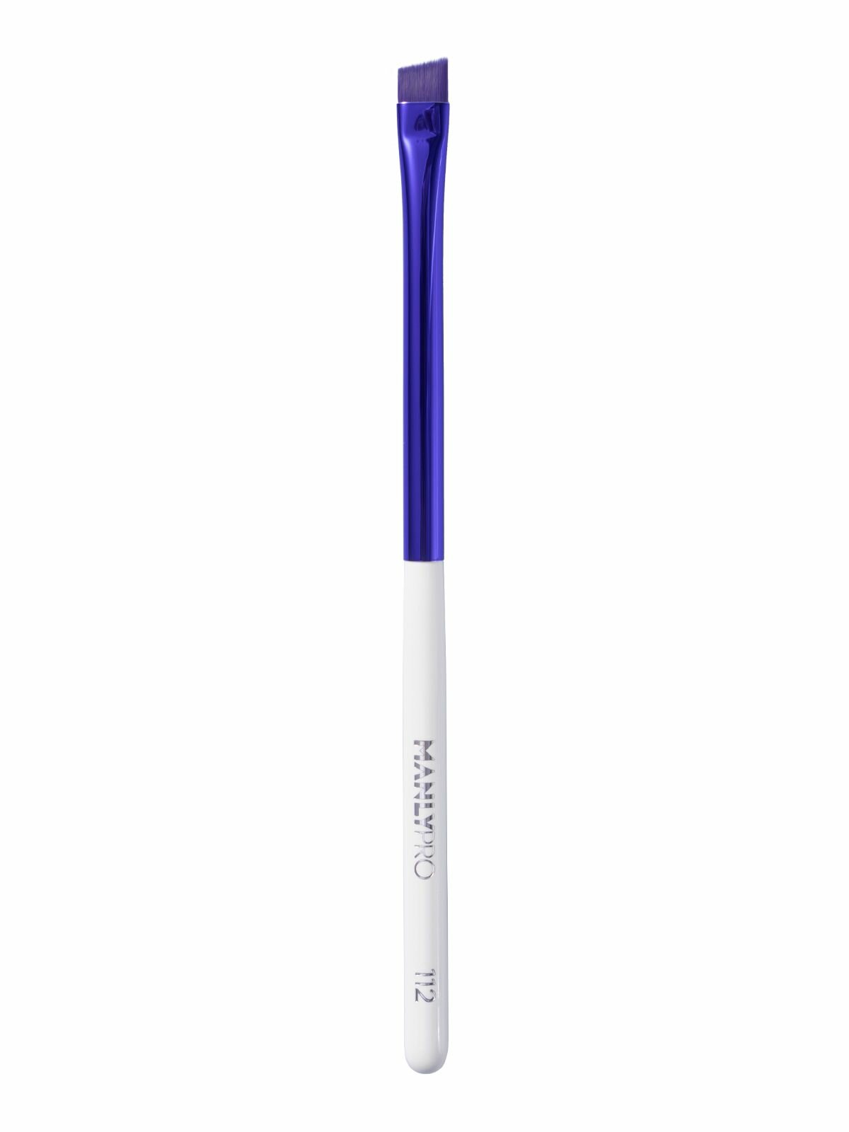Кисть для макияжа MANLY PRO K112 скошенная, кисточка косметическая для подводки и стрелок