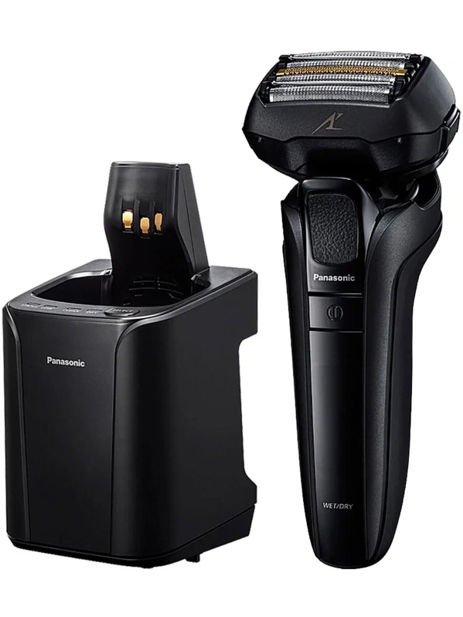 Электробритва Panasonic ES-LV9U, сеточная, 5 бреющих элементов, Li-ion аккумулятор, черная