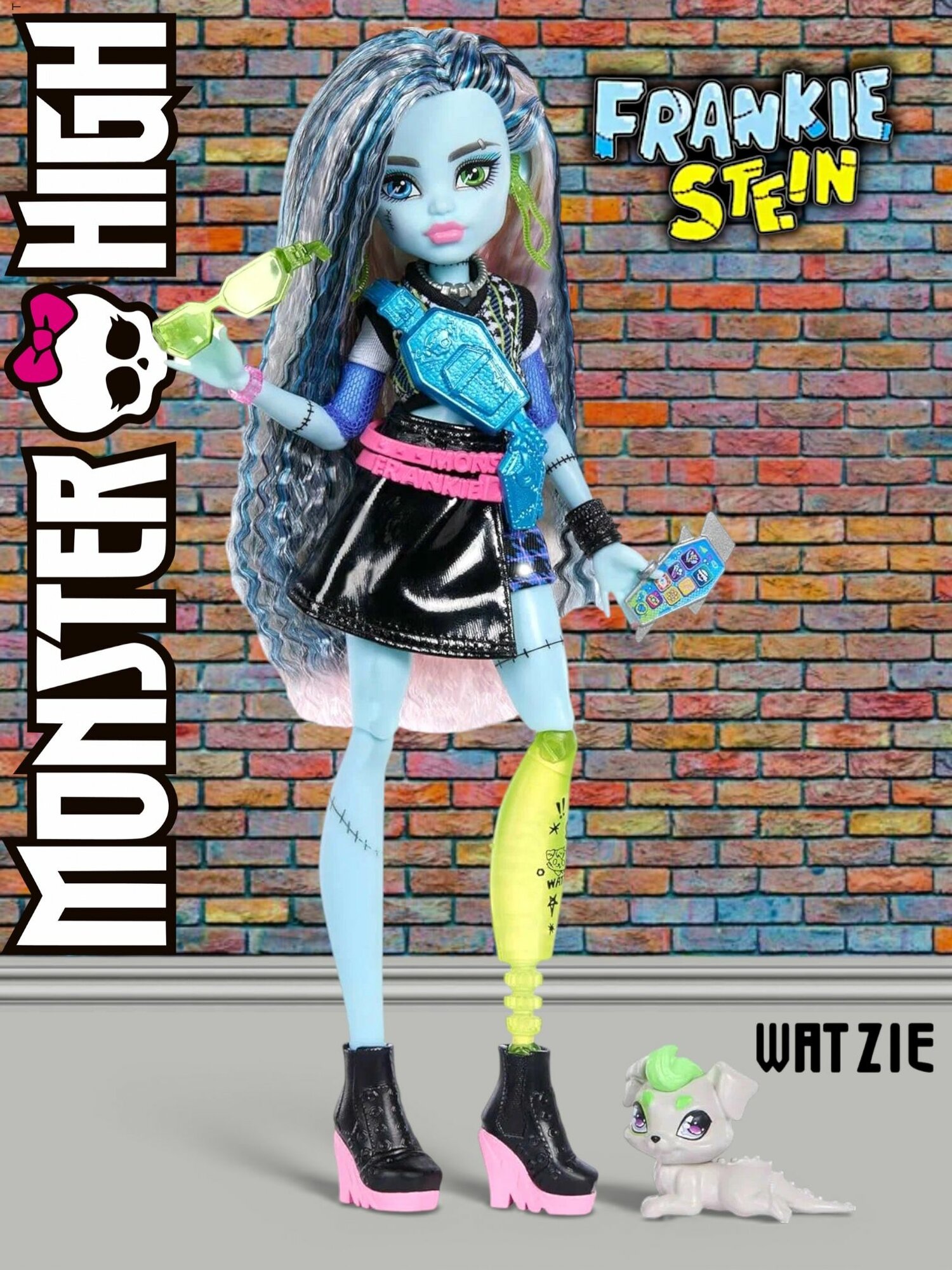 Кукла Monster High Frankie Stein G3 - Монстер Хай Френки Штейн JHK31