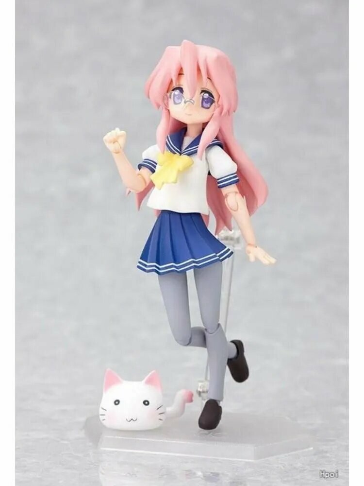 GSC GOOD SMILE COMPANY Max Factory Lucky Star Raki Suta Figma 013 Hiiragi Kagami 13CM Коллекция Кукольных Игрушек