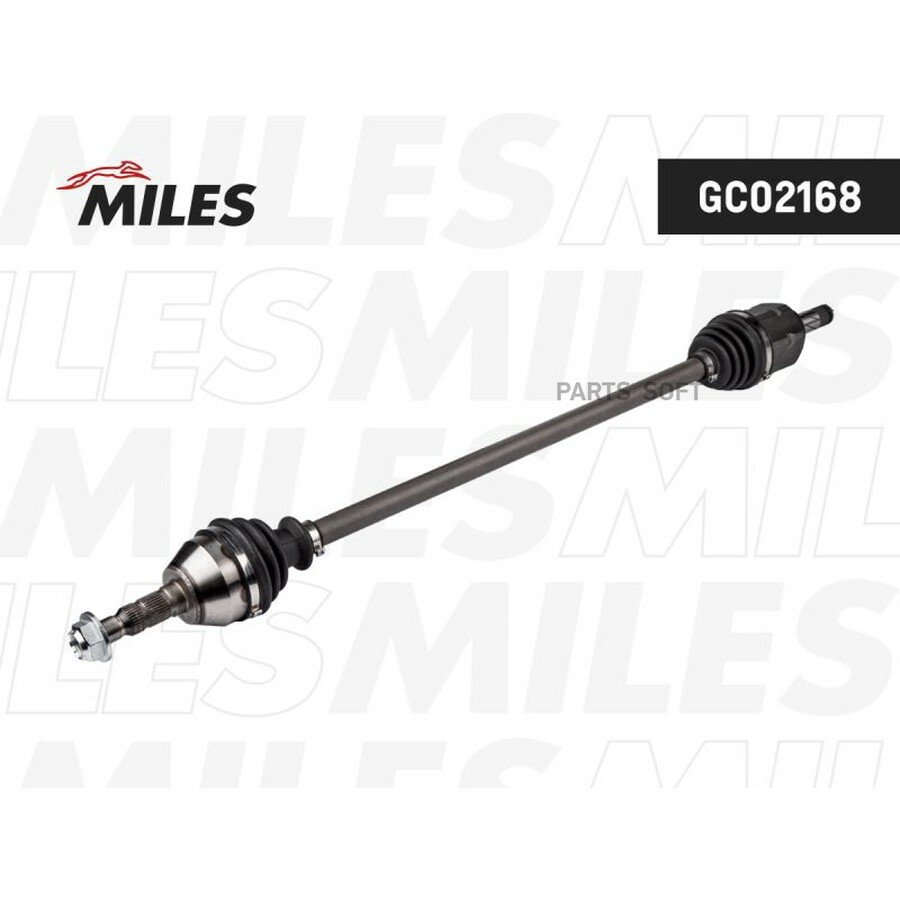 MILES GC02168 Привод в сборе OPEL ASTRA H/ZAFIRA B 1.2-1.6 04- прав. ()