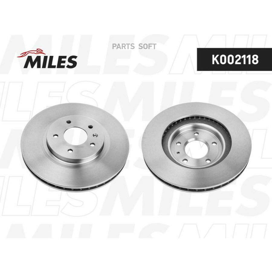 MILES K002118 Диск тормозной JAC J7/01.20-/1.5 - передний ()