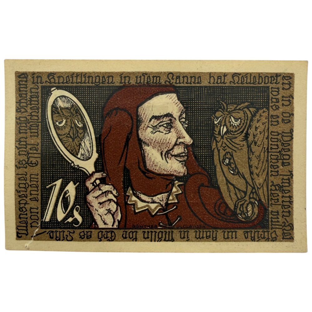 Германия (Веймарская Республика) Брауншвейг 10 пфеннигов 01.05.1921 г. (Вид 4) (2)
