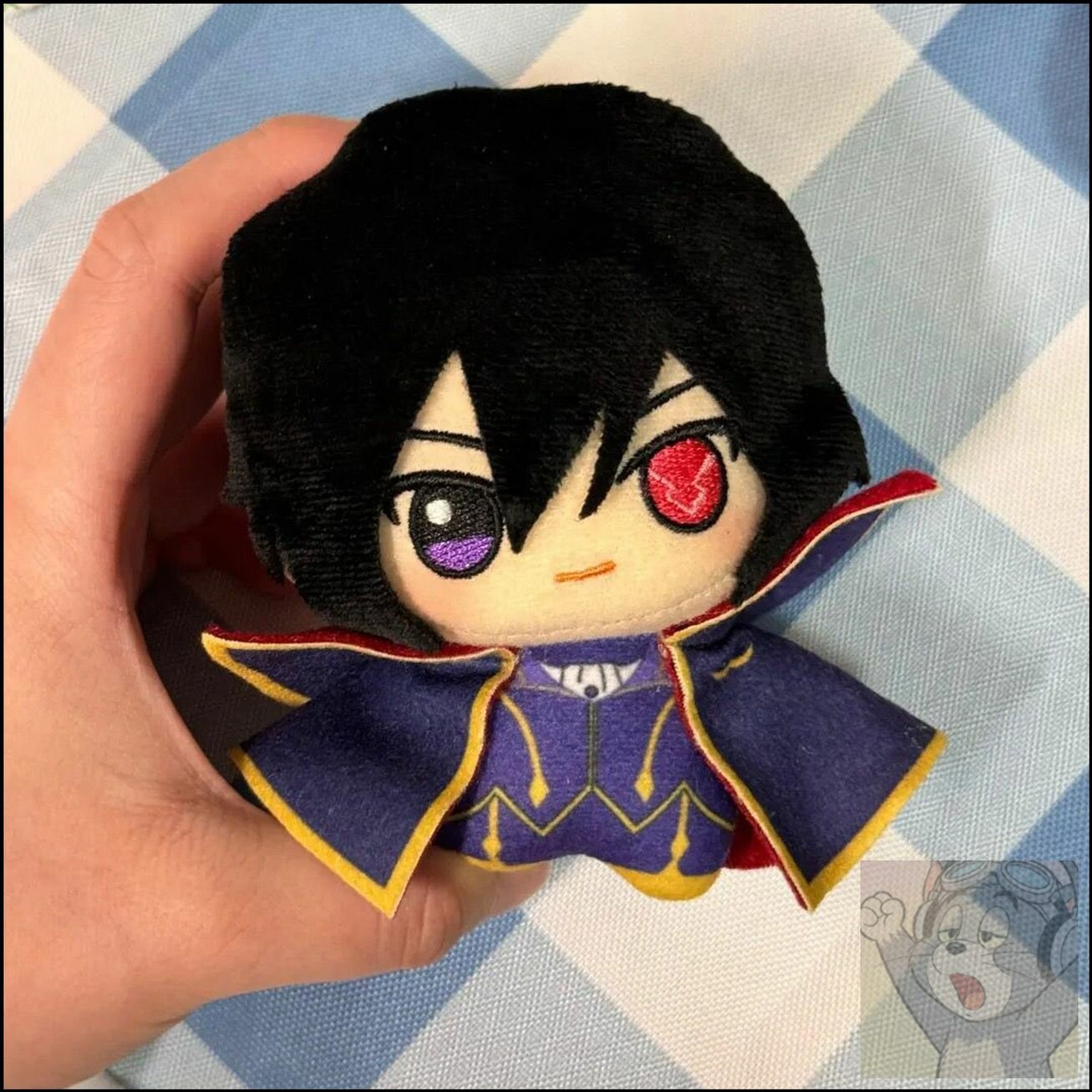 Игрушка мягкая аниме Код Гиас: Восставший Лелуш Лелуш Ламперуж ; Code Geass: Hangyaku no Lelouch Lelouch Lamperouge мягкая игрушка антистресс 10CM