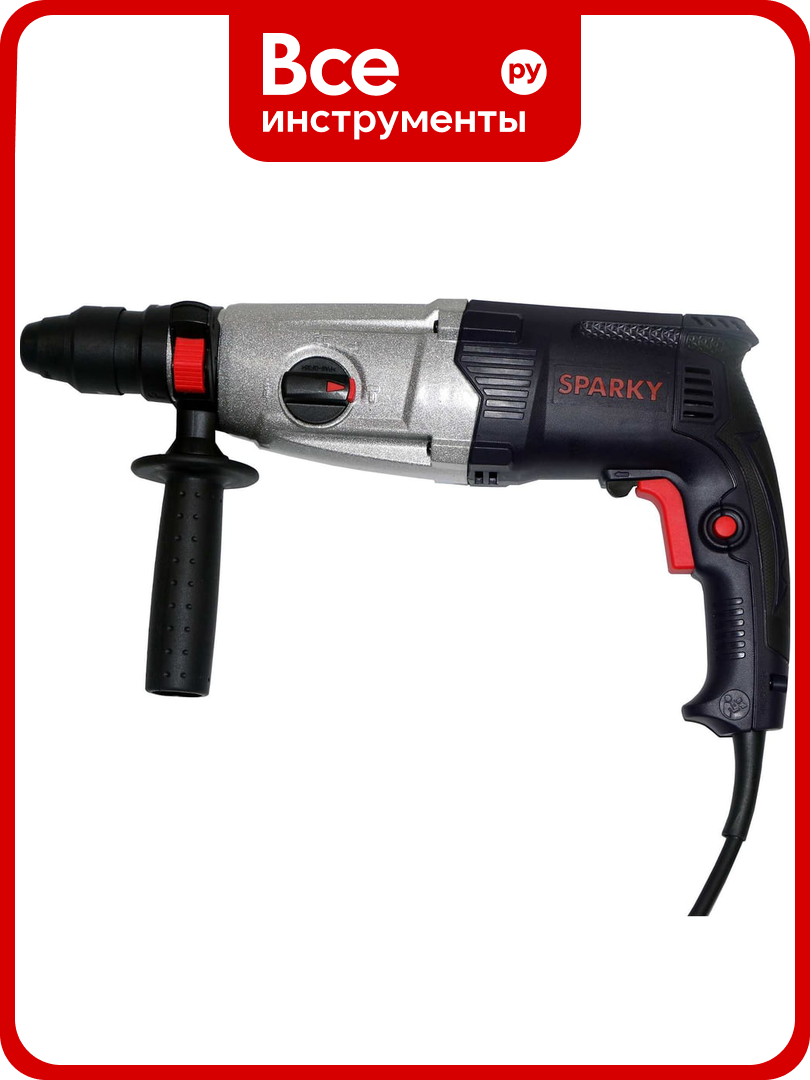 Перфоратор SPARKY BPR 300PQE 14000046550, деревянный, серый, съемный, регулируемый,