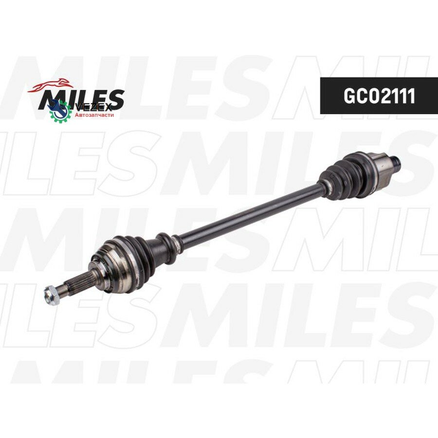 MILES GC02111 Привод в сборе правый RENAULT LOGAN MCV/LADA LARGUS (GKN 304513) GC02111