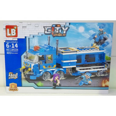 Конструктор LB LB4104 Сити Передвижной участок 405 дет. 47.5x32x7 см