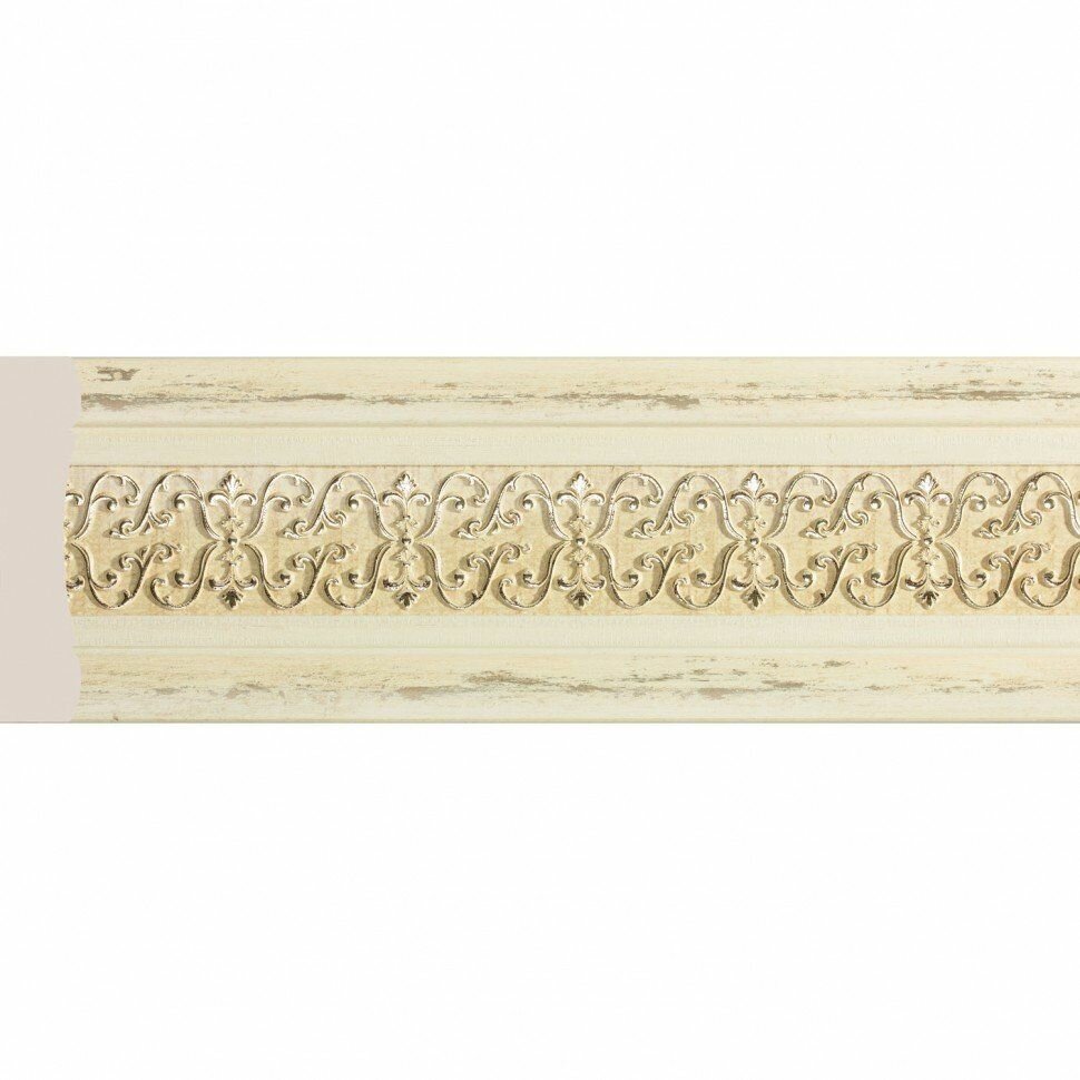 Багет Cosca Бордюр 90 Бежевый С Патиной 163-1028 / Коска.