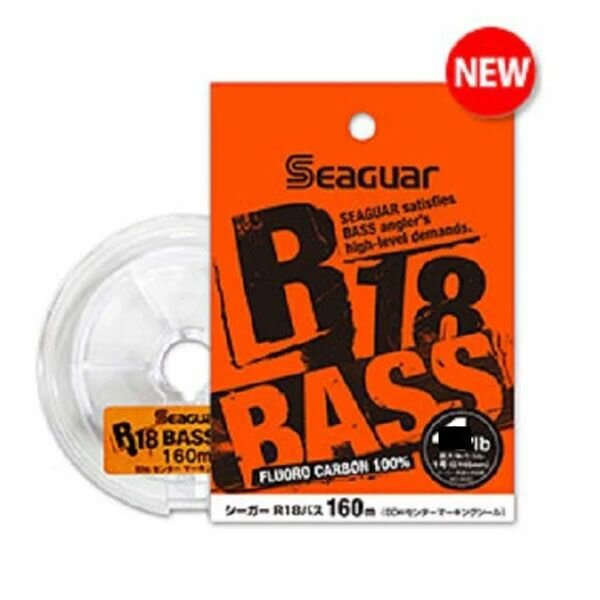 Флюорокарбон SEAGUAR Kureha R18 BASS 160m Clear 10lb 0.260mm