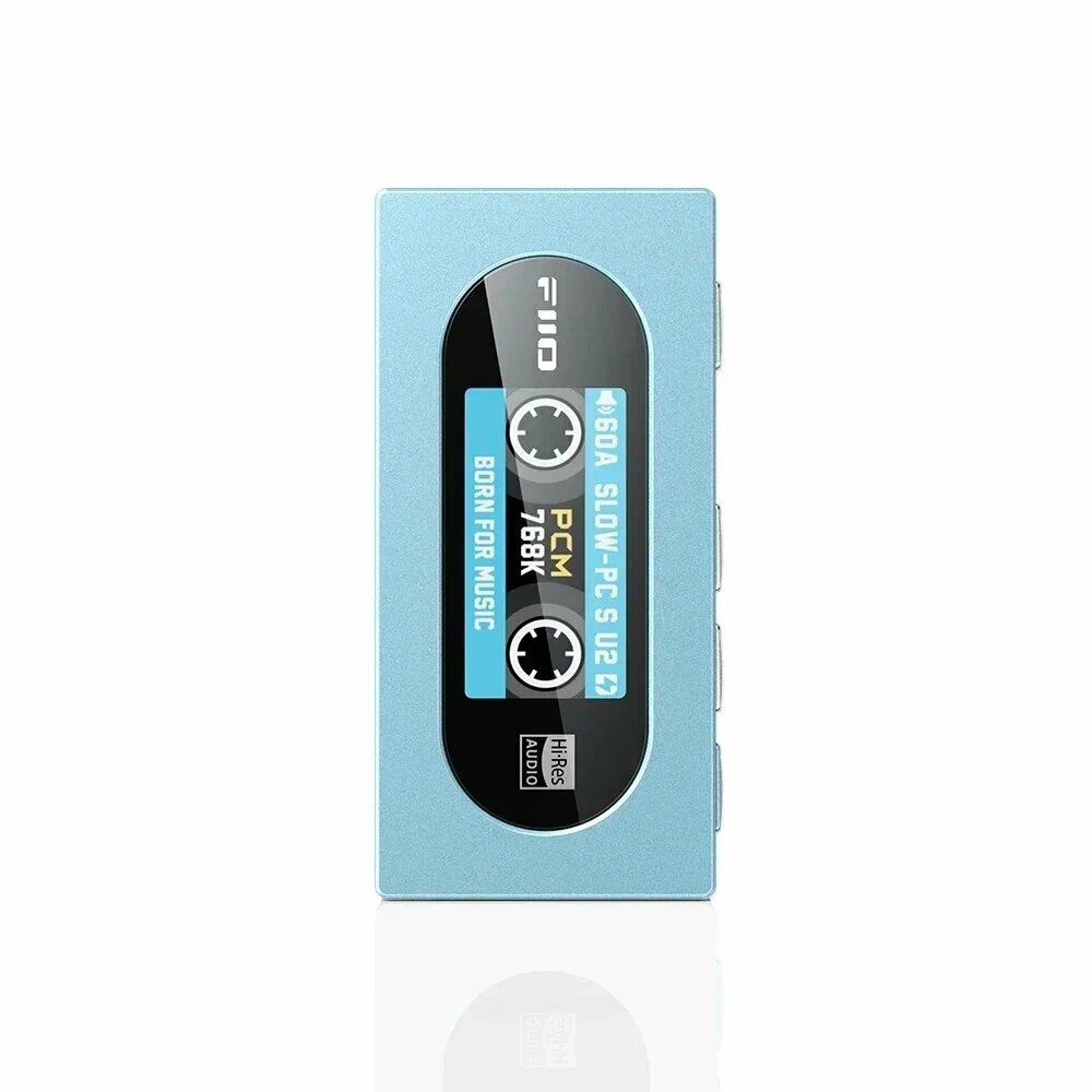 FiiO KA15 DAC Портативный усилитель для наушников, PCM 768K, U2, Hi-Res Audio, Blue