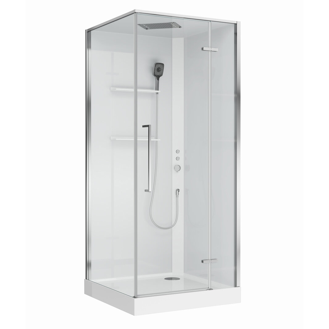 Душевая кабина BelBagno Uno 90х90 UNO-CAB-A-1-90-C-Cr-Bi-TOP-R