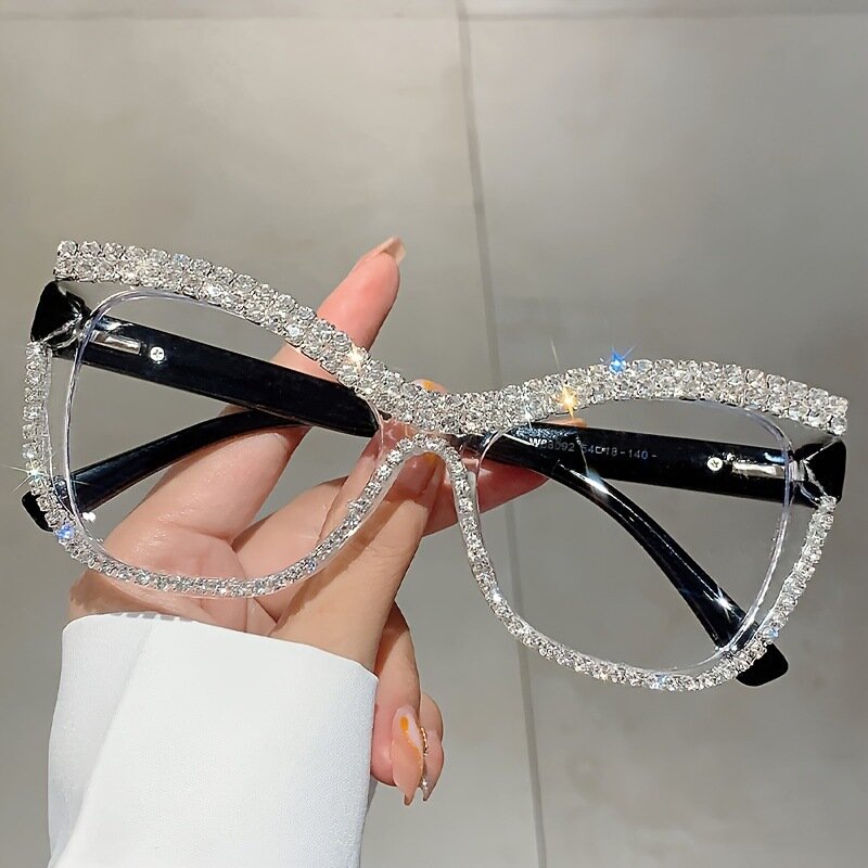 Style Очки Унисекс Кошкино Глаза Цветной Блок Модные UV Защита