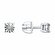 Серьги Diamant online, серебро, 925 проба, родирование, длина 0.4 см, , прозрачн...