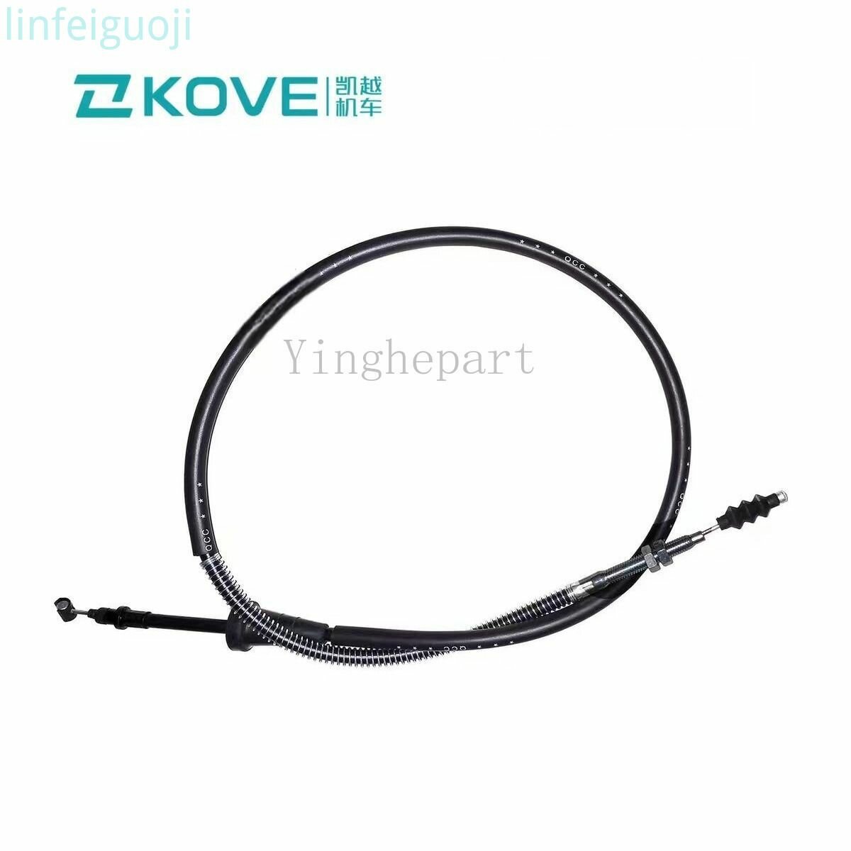 Трос сцепления KOVE 500X 525X ZF500GY - оригинальный, черный с защитой, для мотоцикла, тросик