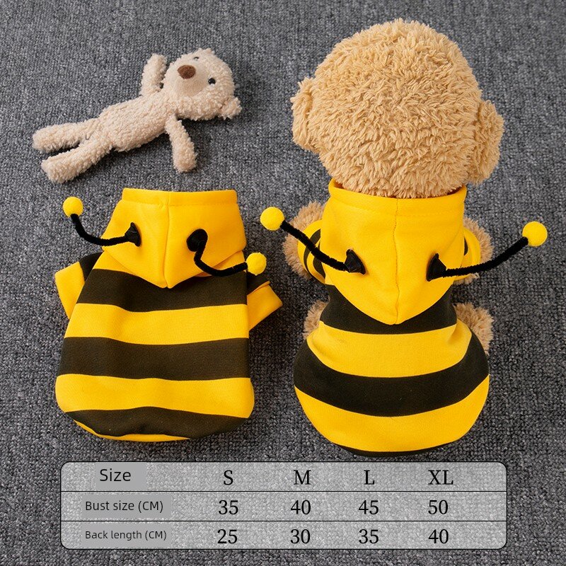 Свитер для собак 'Little Bee' весна/осень M для собак 4-6 фунтов (таблица размеров)