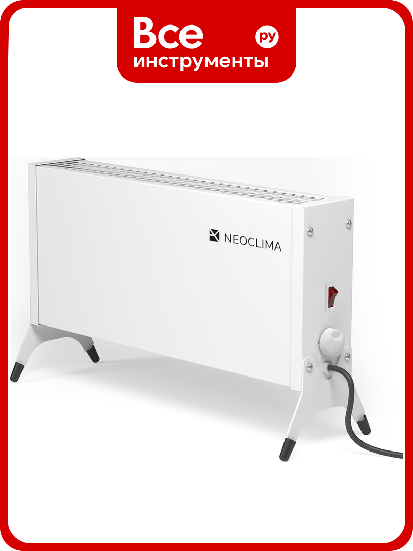 Электроконвектор NeoClima Nano 1000W 1.0 квт (напольное крепление) UT-00000440