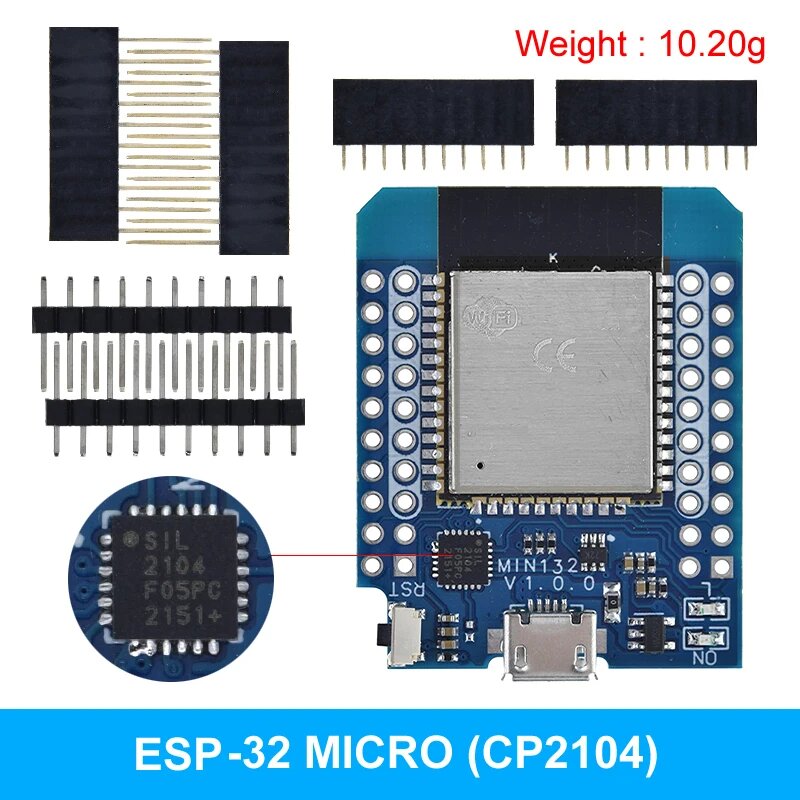 ESP32 Micro (CP2104) плата разработки IoT, Micro USB