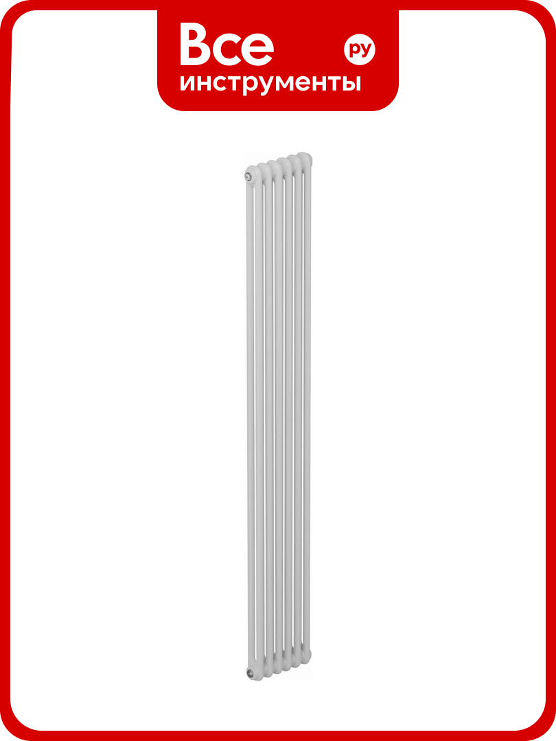 Трубчатый радиатор RIFAR TUBOG 2180 06 секц. бок. TUB 2180-06, строя, белый
